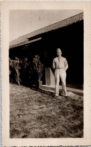 Handsome Beefcake Soldier Army Man Posing Military Snapshot 1950s ...
