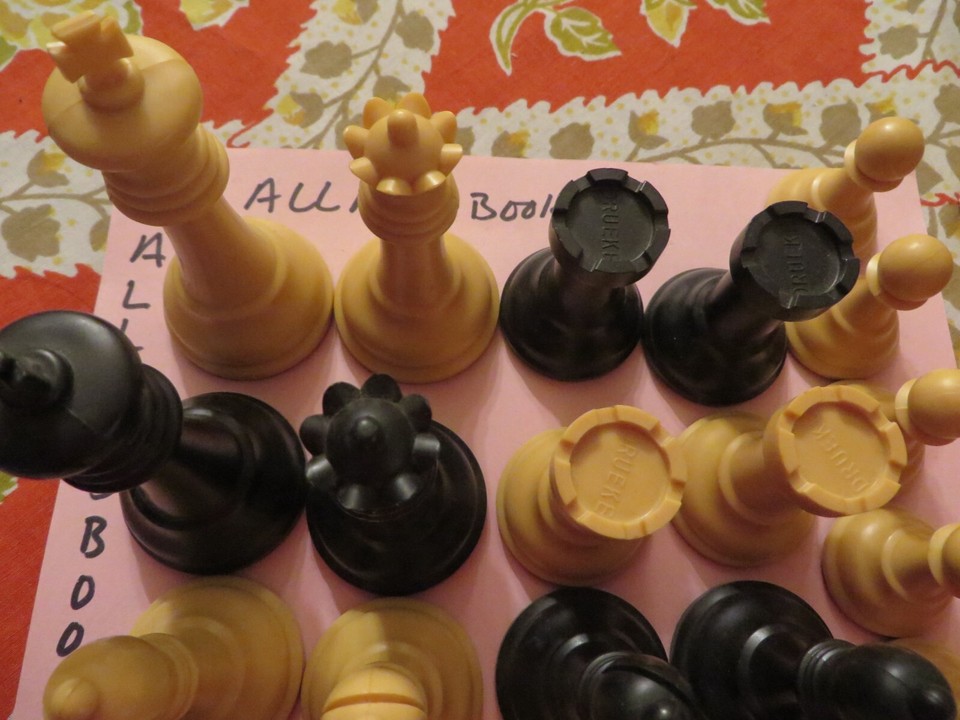 ©Vintage Allan Troy Chess Set-Drueke #35 w/original box 2/3 Stndrd ...