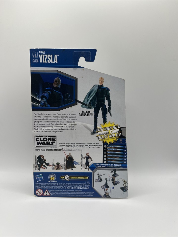 Star Wars Pre Vizsla With Dark Saber HASBRO 2010 | eBay