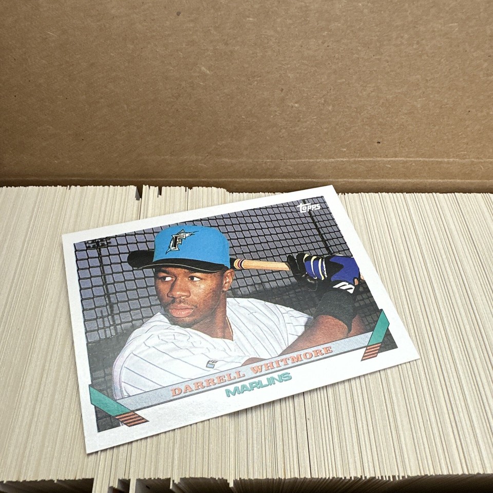 1995 Topps Complete Set 677 Baseball Trading Card FACTORY SEALED & 1993 ...