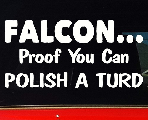 Forn Holden Commodore Funny Stickers Aussie V8 BNS Car ute 200mm | eBay