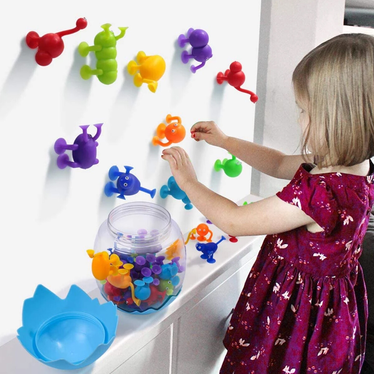 40Pcs Suction Toys Suction Cup Toy Multifunctional Portable Safe PL | eBay