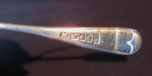 5 Small Vintage Plain Silver-plated Spoons 3 with Hallmarks | eBay