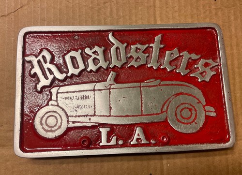 L.A. Roadsters Car Club Plaque Hot Rod SCTA Los Angeles 1932 Ford | eBay
