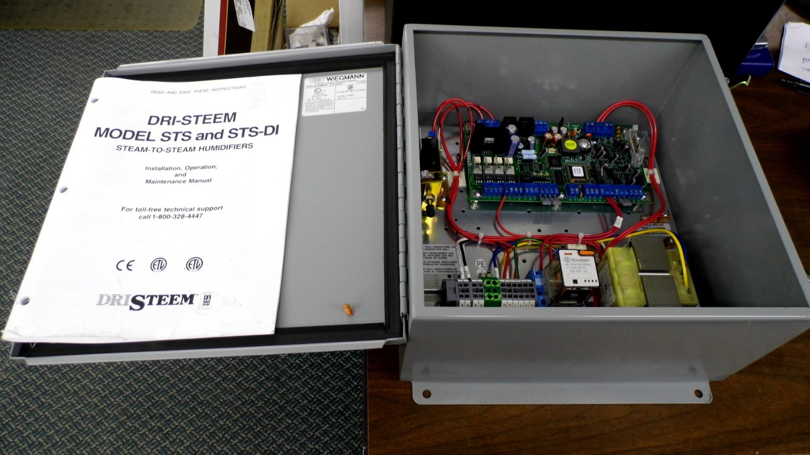 STS CONTROLS STS-400C-DI DRI-STEAM VAPOR LOGIC CONTROL SYSTEM CABINET ...