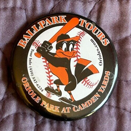 MLB Ballpark Tour button/pin, Oriole Park at Camden Yards OPACY ...