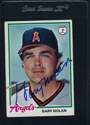 1978 Topps #115 Gary Nolan Angels Signed Auto *47973 | eBay