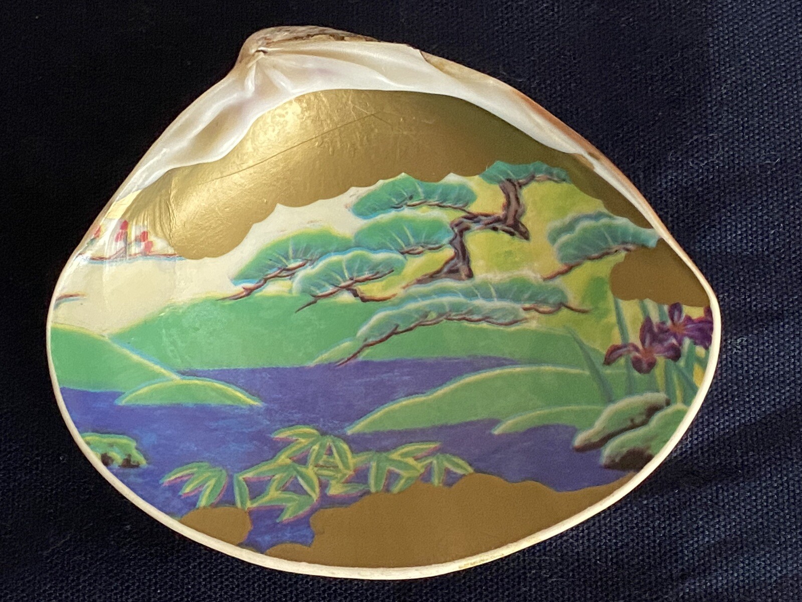 Hand Painted Kaiawase Matching Game Shells Japanese Shell Clam Vintage ...