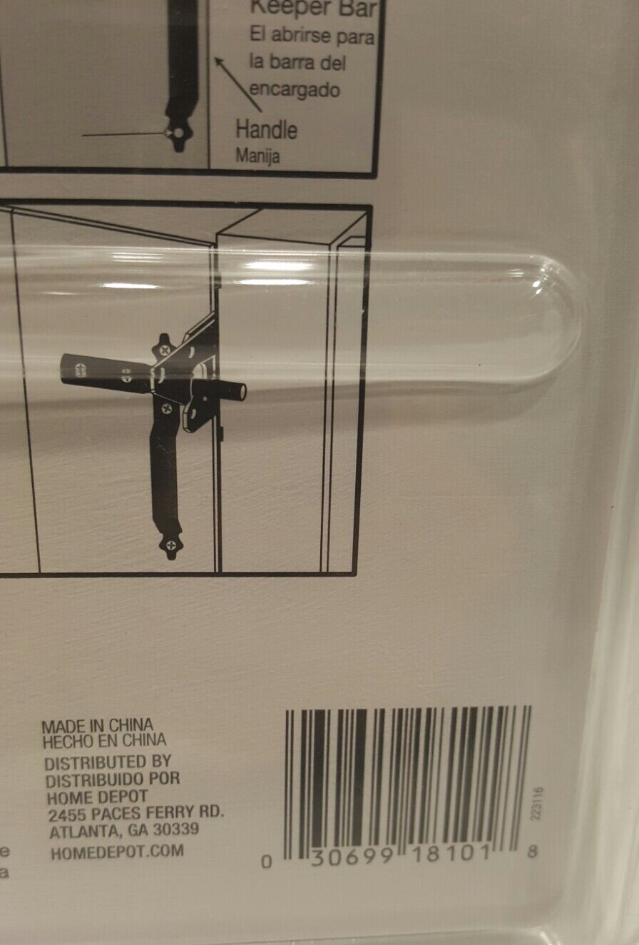 Everbilt Post Latch Gate Set Lock Slide Bolt Black Steel 18101 | eBay