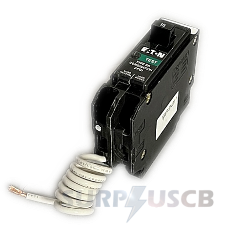 Eaton BRN115AF AFCI Circuit breaker, 1-Pole, 120VAC, 15A, Plug-in ...