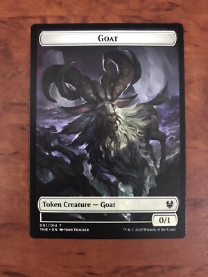 Goat Token 001 MTG Magic the Gathering Card NM Near Mint Beyond Death ...