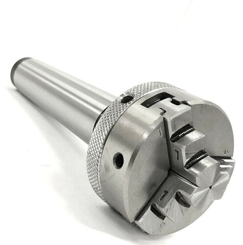 50mm 3 Jaw Mini 2" Inch Chuck Mount M14x1 Baby Lathe MT3 Shank Drawbar ...