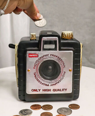 Novelty Vintage Retro Old Fashioned Bullet Camera Money Coin Savings ...