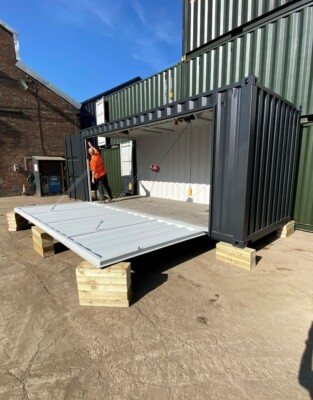 20ft x 8ft Shipping Container Stage - Portsmouth | eBay UK