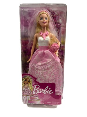 Mattel You Can Be Anything Barbie Doll FAIRYTALE BRIDE CFF37 Bridal ...