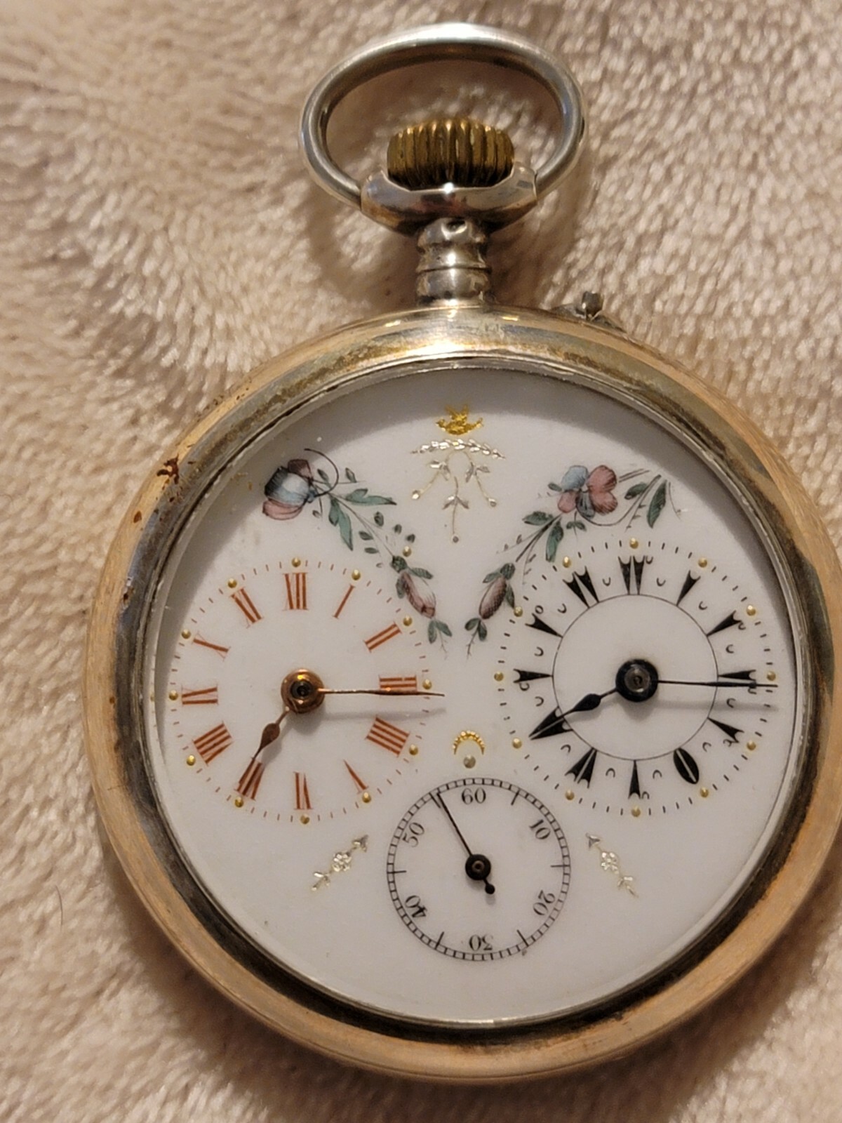 Silver captains pocket watch c1900 | eBay