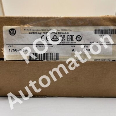New Allen Bradley 1756-IA16 ControlLogix 16Pt Input Module | eBay