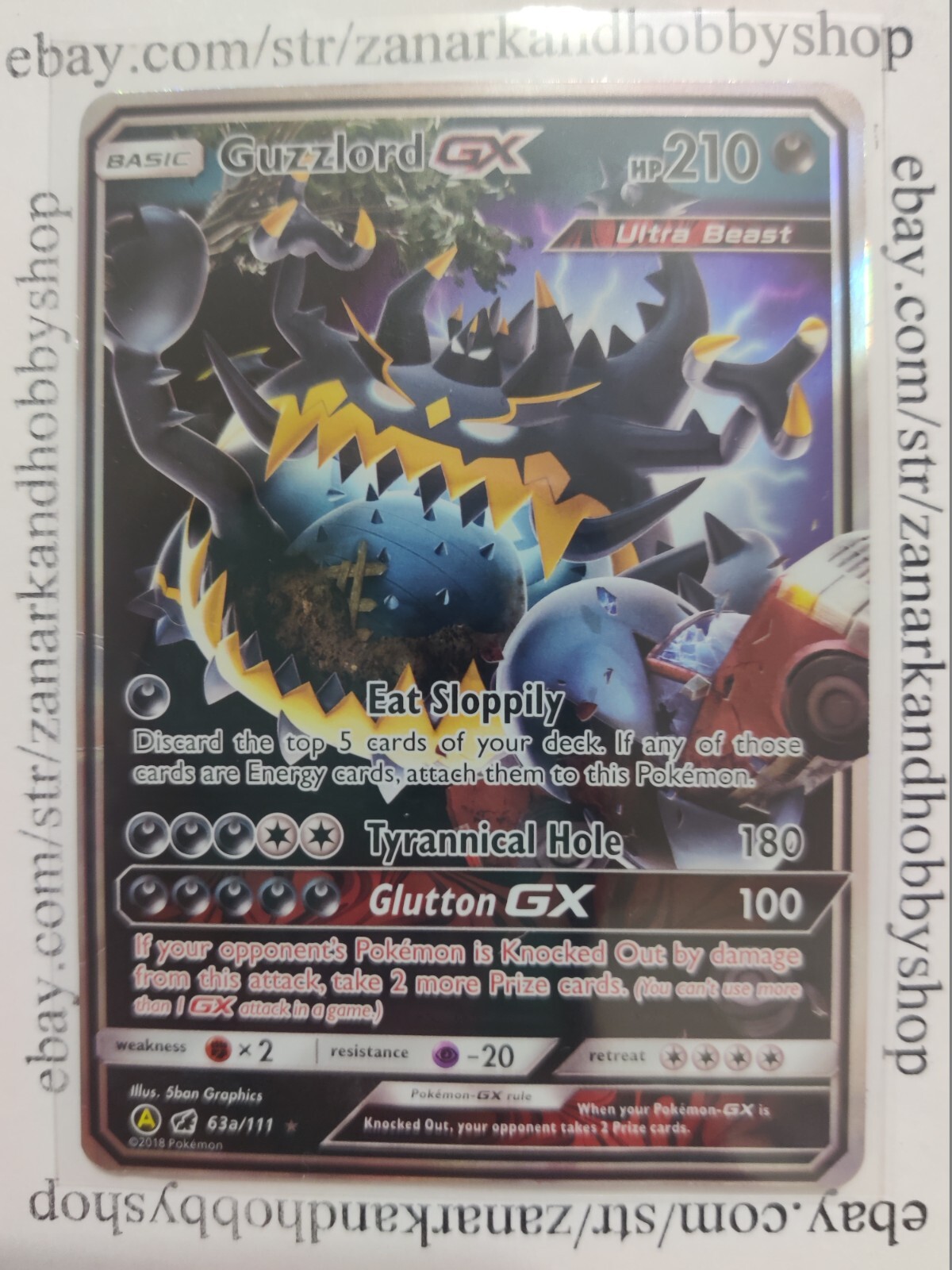Pokémon TCG Guzzlord GX Pokemon Promos 63a/111 Promo for sale online | eBay