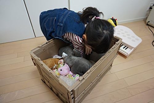 TRUSCO Danbo Cardboard Robot Thin Foldable Container 50L Lock Lid TR-C50B-A-DNB | eBay