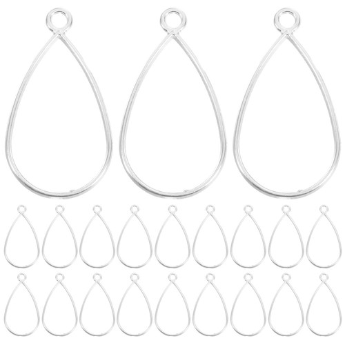 30 Pcs Pendant Frame Jewelry Frame, Decorative Pendants Bezels for ...