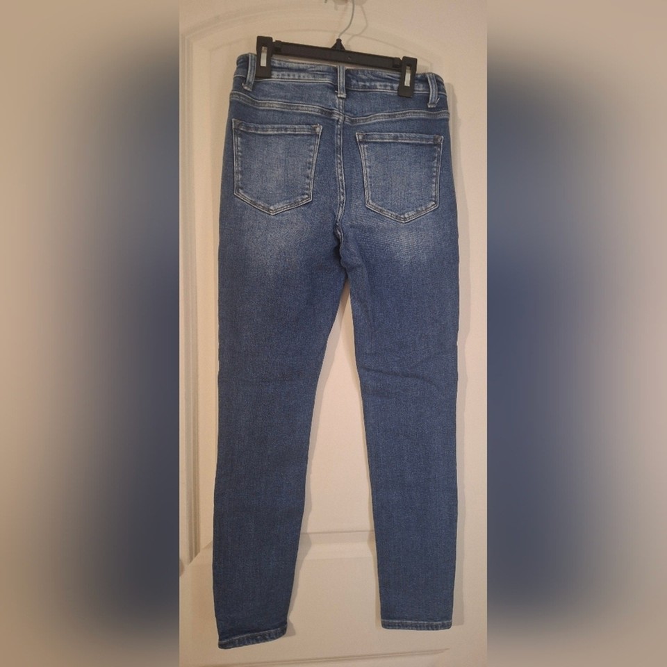 Vervet By Flying Monkey High Rise Classic Blue Denim Skinny Jeans Sz 26 ...