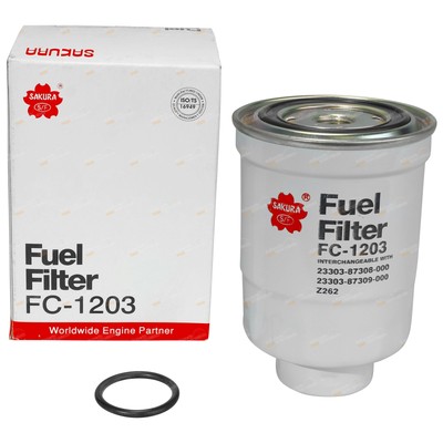 Sakura Diesel Fuel Filter for Ford Econovan SGMW 2.2L 4cyl S2 1981~1984 ...