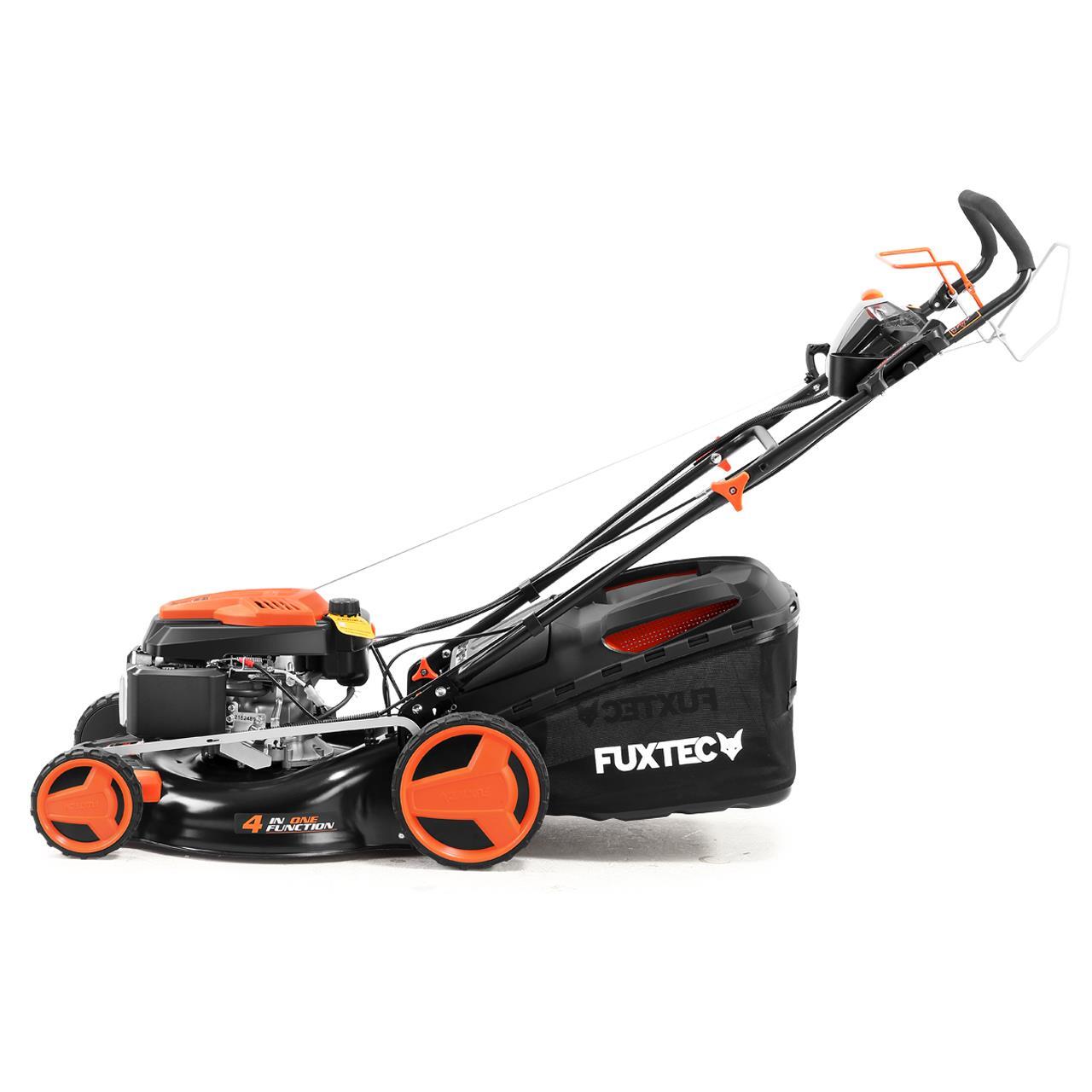 FUXTEC Benzin Rasenmäher RM5196eS-PRO 196ccm Selbstantrieb Motormäher ...