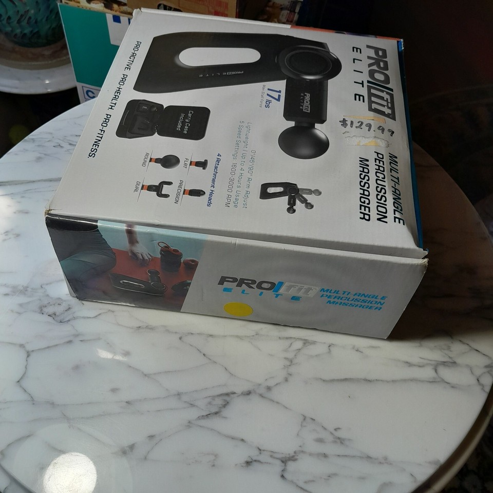 Pro Fit Elite Multi-Angle Percussion Massage Gun 8034 | eBay