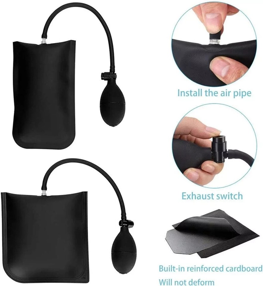 Car Tool Kit Roadside Emergency With Long Reach Grabber Air Wedge Bag ...