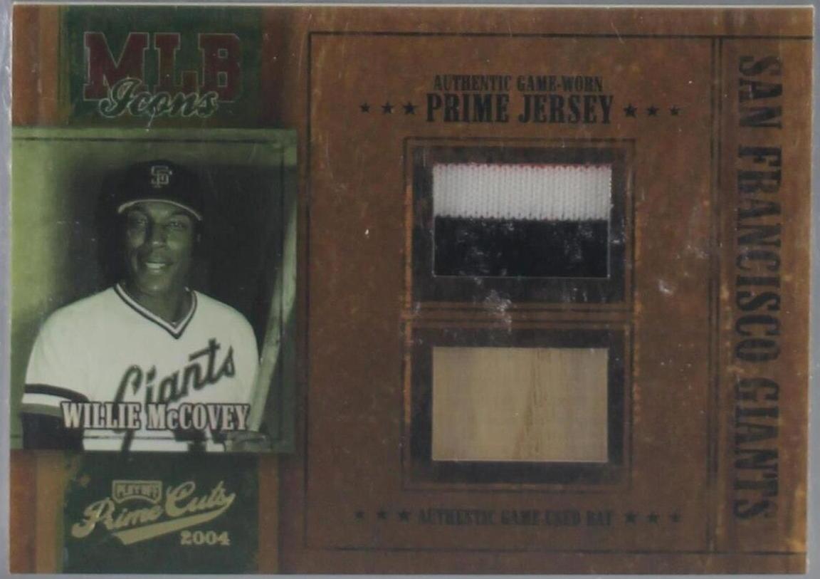 2004 Playoff Prime Cuts - Mlb Icons Willie McCovey #MLB-44 Combo ...