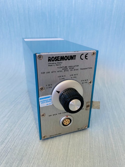 Rosemount 8714D Transmitter Calibration Standard FLOWTUBE Simulator for ...