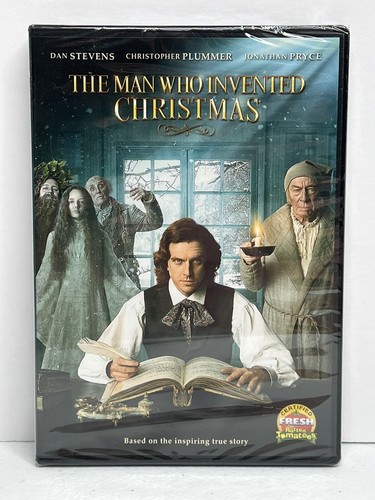 The Man Who Invented Christmas DVD Dan Stevens Brand New Factory Sealed ...