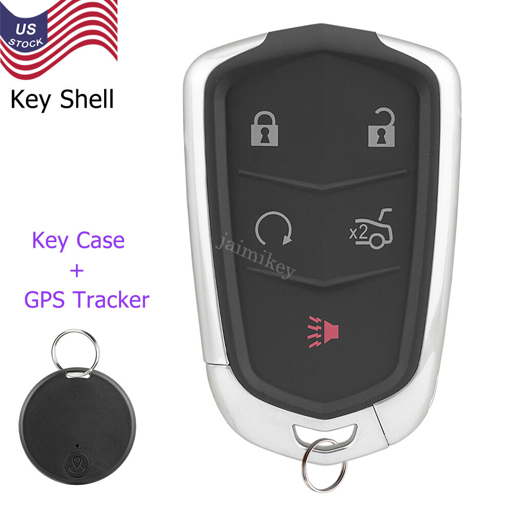 For 2015 - 2019 Cadillac ATS CTS XTS XT4 XT5 Key Fob Shell Cover + GPS ...