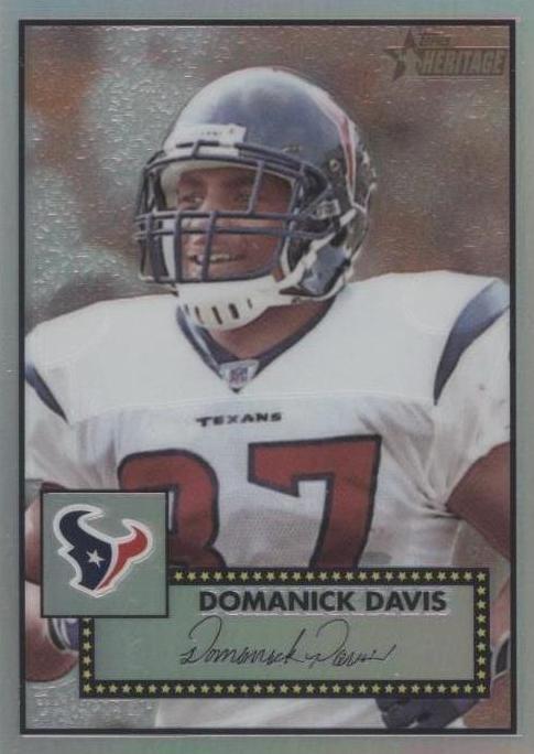2006 Topps Heritage - Chrome Domanick Davis #THC91 Refractor /552 for ...