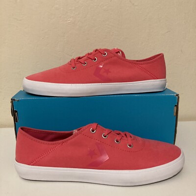 Converse Rio Slip On Pink & White Women Causal Shoes Size 9 | eBay