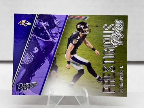 2021 Panini Prestige Prestigous Pros #PP-JT Justin Tucker Baltimore ...