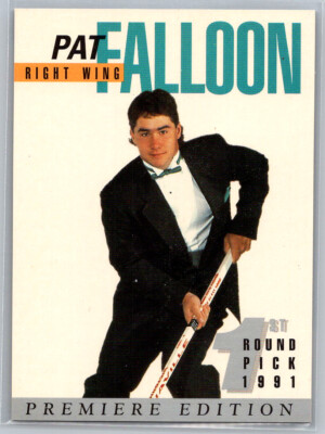 # 1 Pat Falloon 1ST ROUND PREMIERE EDITION 1991 Arena Draft Picks | eBay