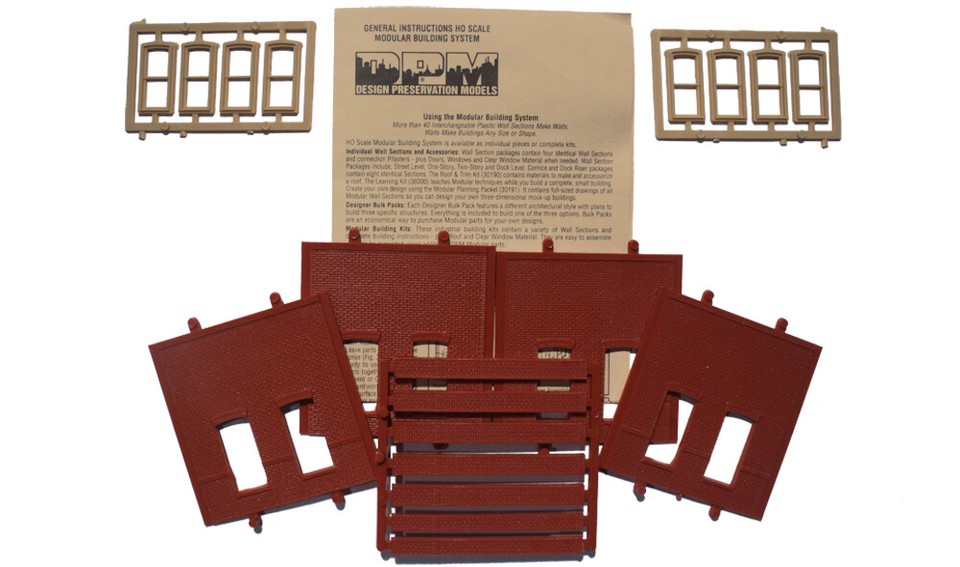 Design Preservation Models 30134 Street Level Rectangular Window Kit HO ...