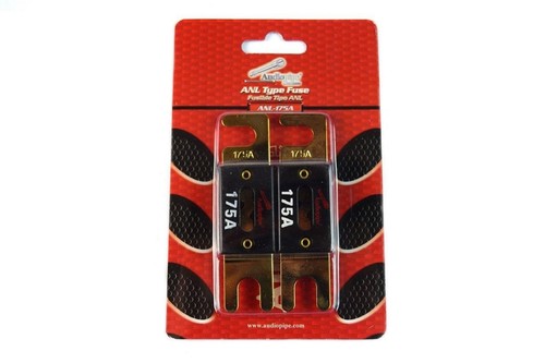 One Pair 175 Amp ANL Fuse 1Gold Plated Blister Pack Car Power and Audio ...