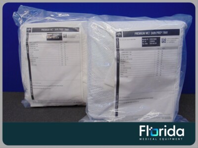 LOT OF 2 MEDLINE PREMIUM WET SKIN PREP TRAY DYND7060 EXP. 04-2024 | eBay