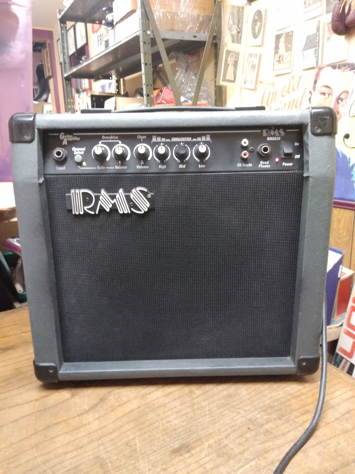 RMS Guitar Amplifier 20 Watts RMSG20 Powers Up Looks and Works Good! | eBay