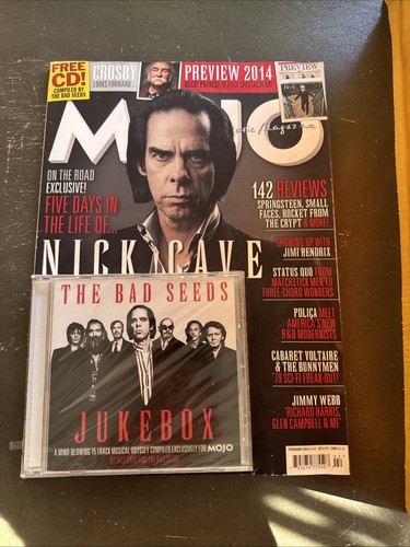 Mojo Magazine Issue 243 (February 2014) Nick Cave (w/The Bad Seeds ...