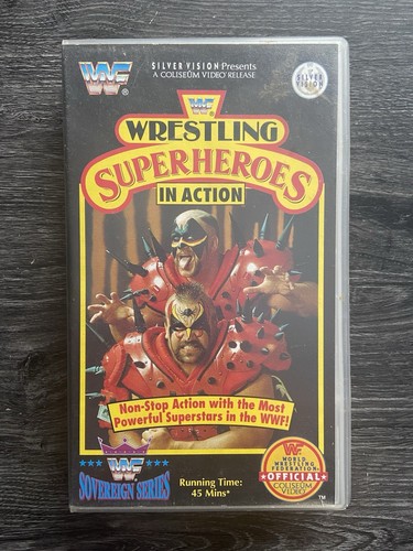 WWF Wrestling Super Heroes in Action Sovereign Series VHS Retro Video ...