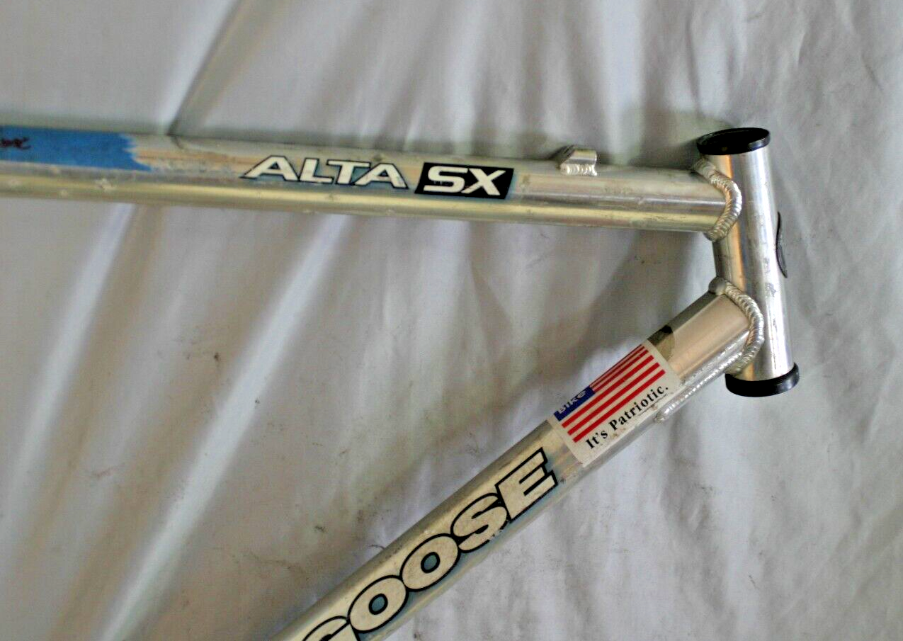 1998 Mongoose Alta SX MTB Bike Frame 22" X-Large Hardtail Silver USA ...