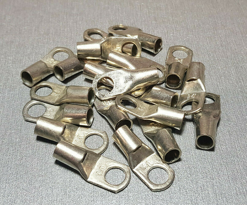 10/20/50Pcs SC10-6 Ring Terminals Crimp Cable Lugs 10mm² 8AWG M6 Bolt ...