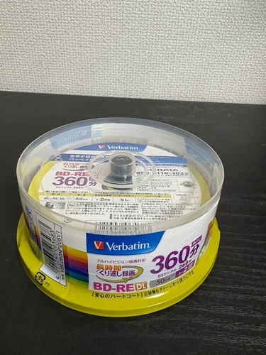 Verbatim Japan VBE260NP20SV1 BD-RE DL 50GB Blu-ray Rewritable Blank ...