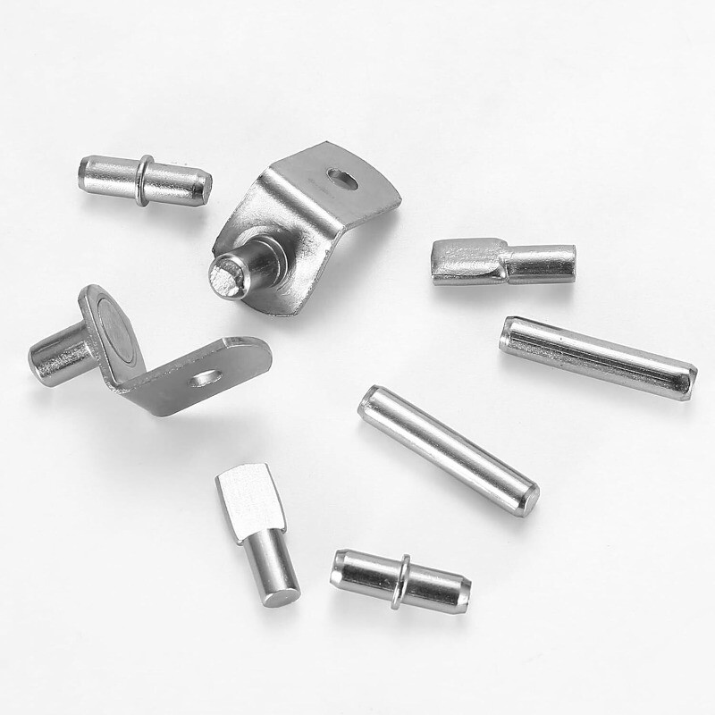 120 Pcs Shelf Pegs Kit, Upgraded Shelf Pins 4 Styles 5mm &6mm Nickel ...