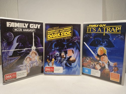 Family Guy Star Wars Trilogy Blue Harvest Dark Side It's A Trap DVD ...