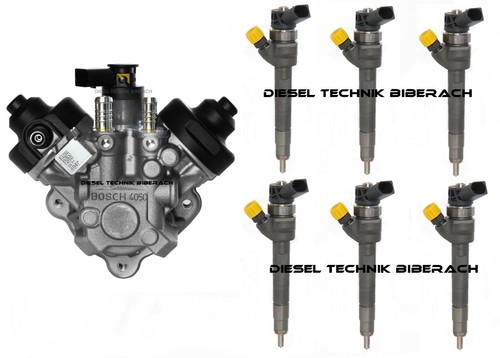 6 x Austausch Injektor BMW 13537810702 + BOSCH Hochdruckpumpe ...