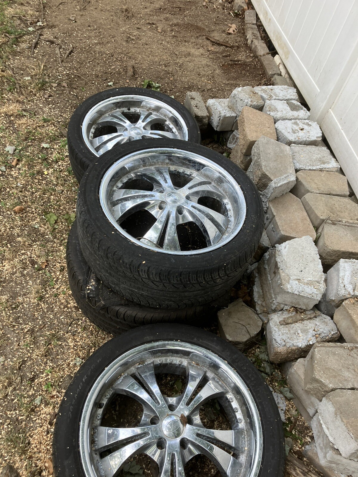 20 inch chrome rims set of 4 | eBay